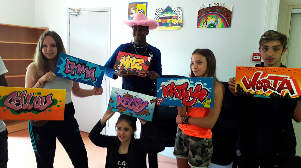 Stage de graffiti street art en Savoie - Lalun'Art